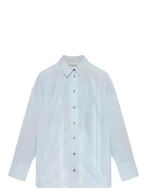 MUNTHE MUNTHE Vontairo Stripe-Print Sequin-Embellished Shirt