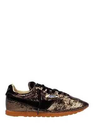 AUTRY Autry Windspin Low Sequin-Embellished Velvet Sneakers