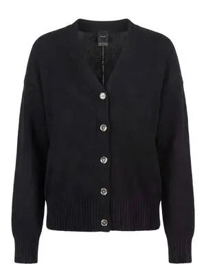 PINKO PINKO Button-Fastening Knitted Cardigan