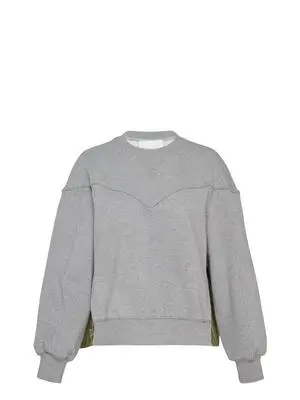 3.1 Phillip Lim Striped-panel Sweatshirt - Grey