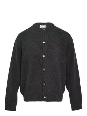 WOOYOUNGMI Logo-plaque Button-up Cardigan - Grey