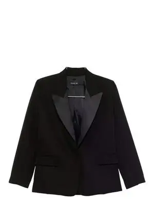Federica Tosi Peak-lapel Blazer - Black