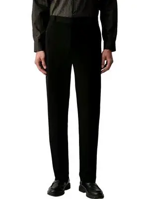Armani Exchange Straight-leg Trousers - Black