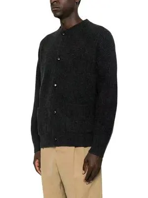 MARANT Mael Ribbed-knit Cardigan - Grey