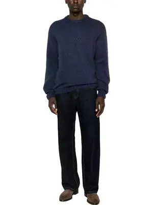 ORIGINAL VINTAGE Hope Ribbed-trim Pullover - Blue