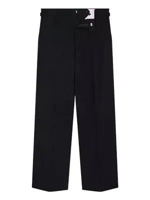 FURSAC Buckle-fastener Tailored Trousers - Black