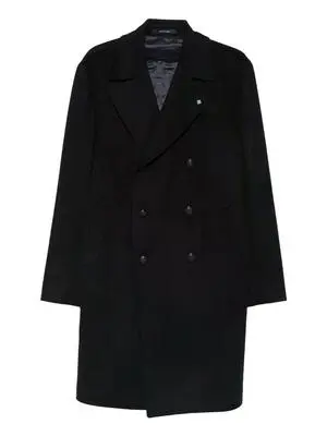 Tagliatore Arden Double-breasted Coat - Black