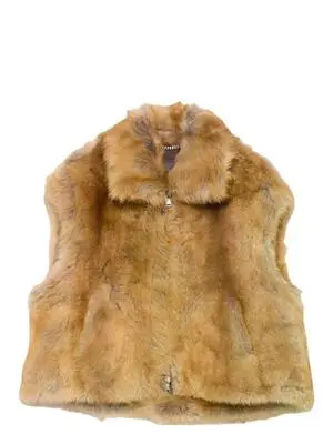 EMMETI Azzurra Shearling Gilet - Brown