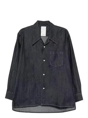 KURO Kuro Chest-Pocket Denim Shirt