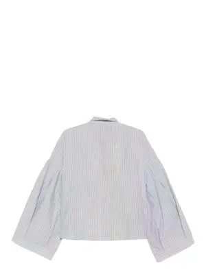 MAISON JEJIA Clo Pussy-bow Striped Blouse - Blue
