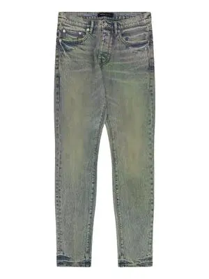 PURPLE BRAND Sunshine Coated Skinny Jeans - Blue