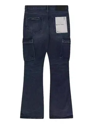 PURPLE BRAND Belt-loop Pocket Cargo Jeans - Blue