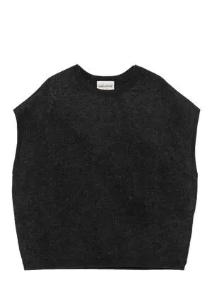 SEMICOUTURE Knitted Sleeveless Sweater - Grey