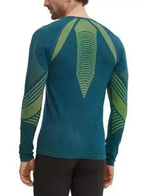 Smartwool Intraknit Active Panelled Top - Blue