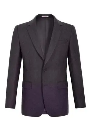 FURSAC Notched-lapels Single-breasted Suit Jacket - Grey