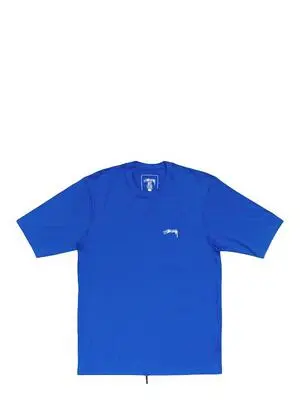 StÜssy Stushort Sleevey Short Sleeve Rash Guard Top - Blue