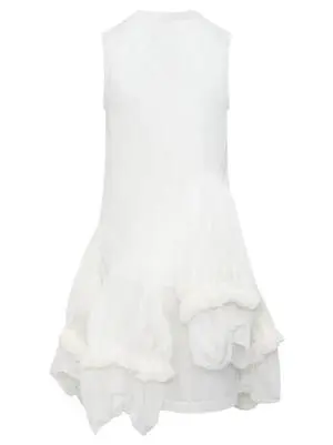 COMME DES GARÇONS Comme Des Garçons Sheer Layered Ruffle Mini Dress