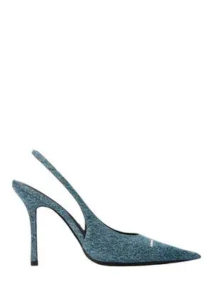 Alexander Wang Buffy 105mm Slingback Pumps - Blue