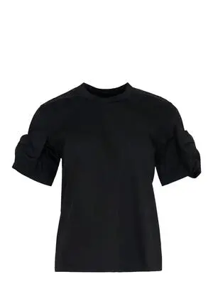 NOIR KEI NINOMIYA Noir Kei Ninomiya Bow-Detail T-Shirt