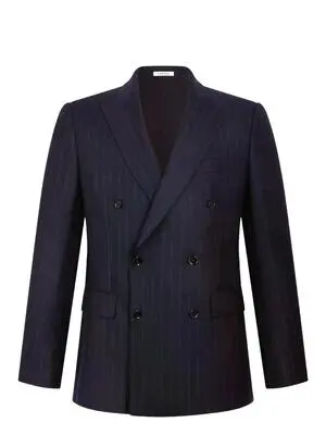 FURSAC Pinstriped Double-breasted Blazer