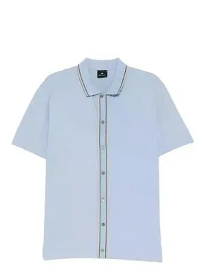 Paul Smith Contrast-collar Shirt - Blue