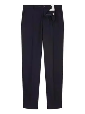 FURSAC Virgin-wool Tailored Trousers - Blue