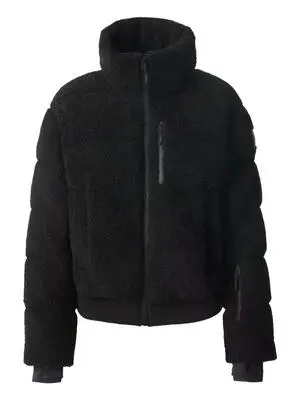 Mackage Mackage Anaya Shearling-Texture Ski Jacket Black
