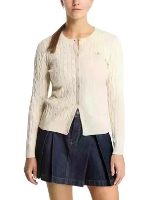 GANT Gant Cable-Knit Cardigan