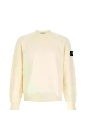 Stone Island Organic Cotton Fleece Sweatshirt - Neutrals