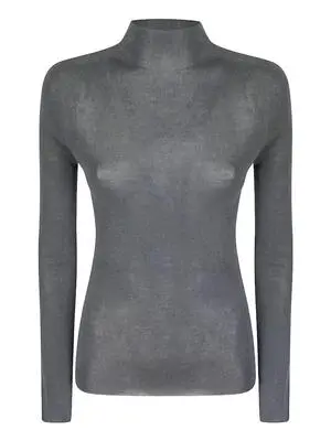M.S.M. Turtleneck Wool Sweater - Grey
