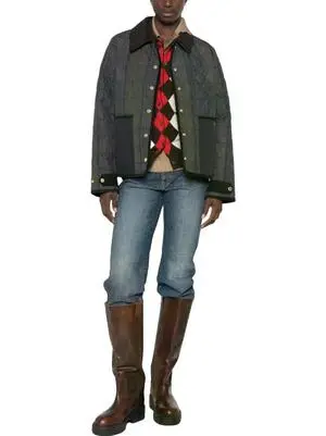 BARBOUR Barbour Quilted Tartan-Print Jacket