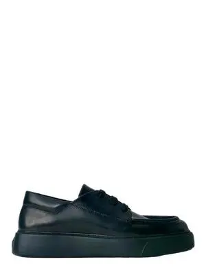 REFERENC The Tahoe Thick-sole Lace-up Shoes - Black