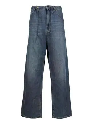 DARKPARK Lined Fold-over Jeans - Blue