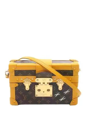 LOUIS VUITTON Petite Malle Monogram Canvas Cross Body Bag - Brown