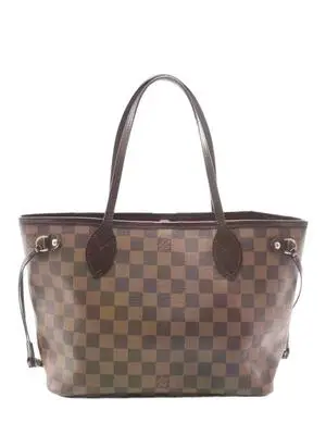 LOUIS VUITTON Damier Ebene Neverfull Pm Tote Bag - Brown