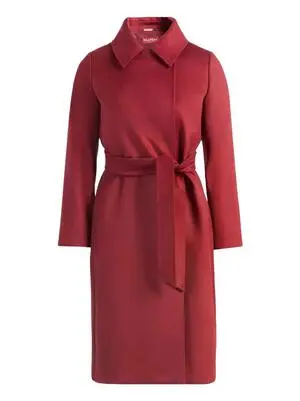 Max Mara Max Mara Wool Double-Breasted Coat Red