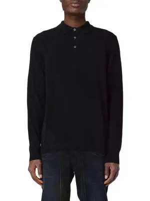 XC Knitted Polo Shirt - Black