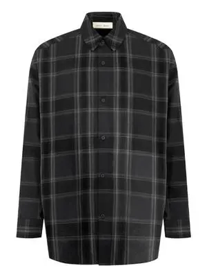 Fear Of God Flannel Button-up Shirt - Black