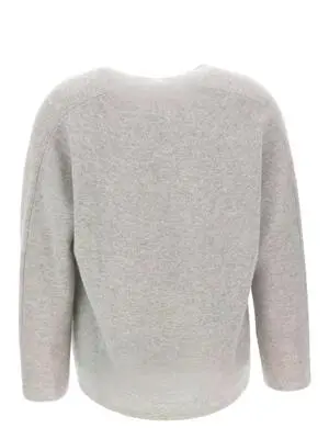 Hemisphere V-neck Cashmere Sweater - Grey