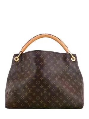 LOUIS VUITTON Artsy Handbag Monogram Canvas Mm Hobo Bag - Brown