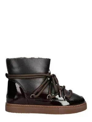 INUIKII Inuikii Patent Leather Lace-Up Boots