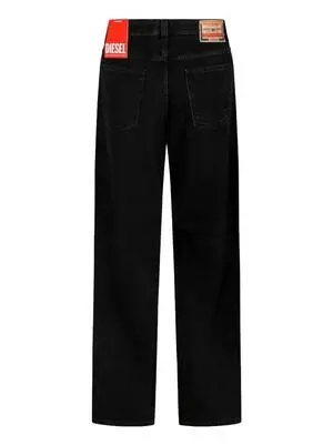 DIESEL® Diesel Logo-Patch Straight-Leg Jeans