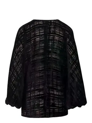 GIANLUCA CAPANNOLO Gianluca Capannolo Check-Print Balloon-Sleeve Blouse