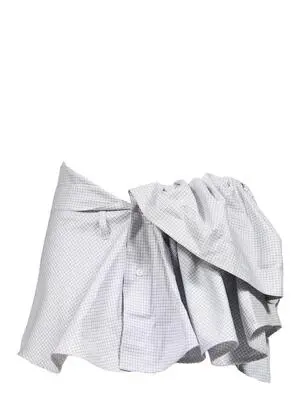 AUGUST BARRON August Barron Belted Peplum Mini Skirt
