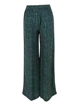 GIANLUCA CAPANNOLO Check-print Palazzo Pants - Black