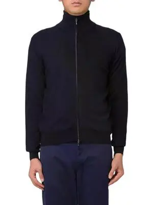 XC Zip-Up Merino-Wool Cardigan Blue