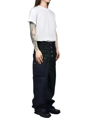 3.PARADIS 3.PARADIS 4 Waist Logo-Patch Jeans