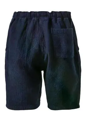 PORTER CLASSIC Sea Island Sashiko Shorts - Blue