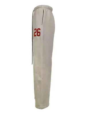 ESSENTIALS Logo-patch Track Pants - Grey