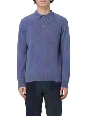 XC Fine-knit Polo Shirt Blue
